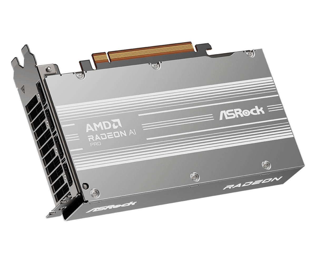 华擎科技 > AMD Radeon™ AI PRO R9700 Passive 32GB